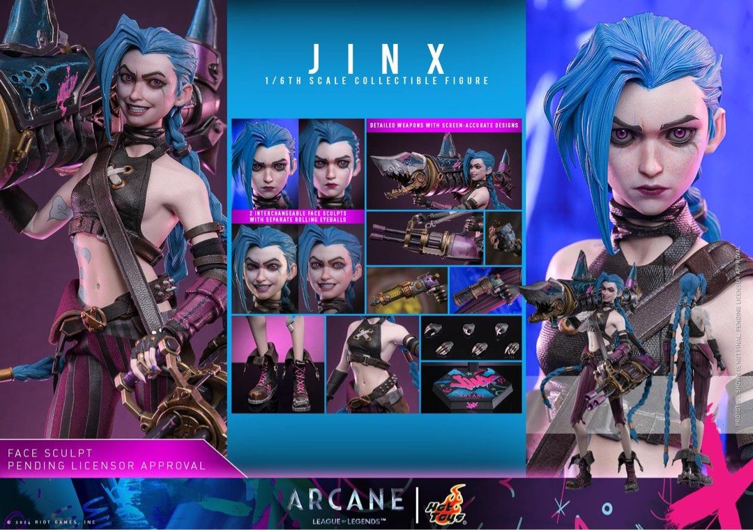 [PO] Hot Toys - Arcane: League of Legends - 1/6th scale Jinx ...
