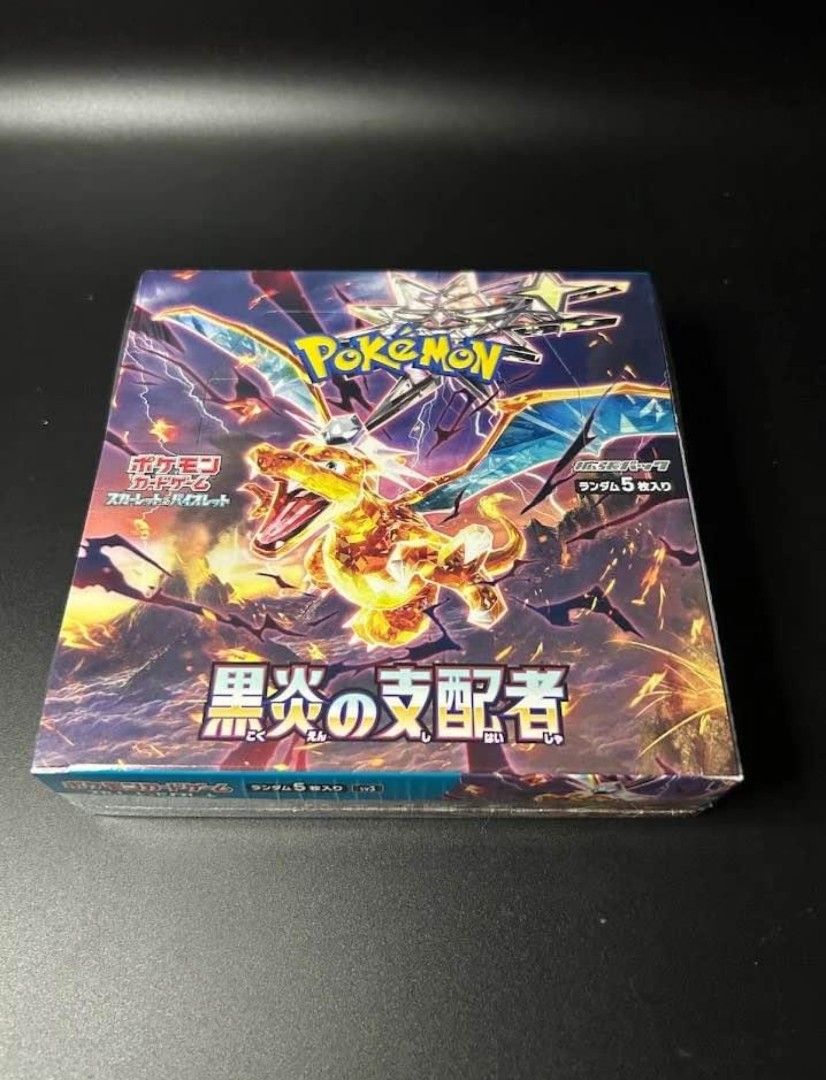 Pokemon Rule of Black Flame (ROBF) Booster box, Hobbies & Toys ...