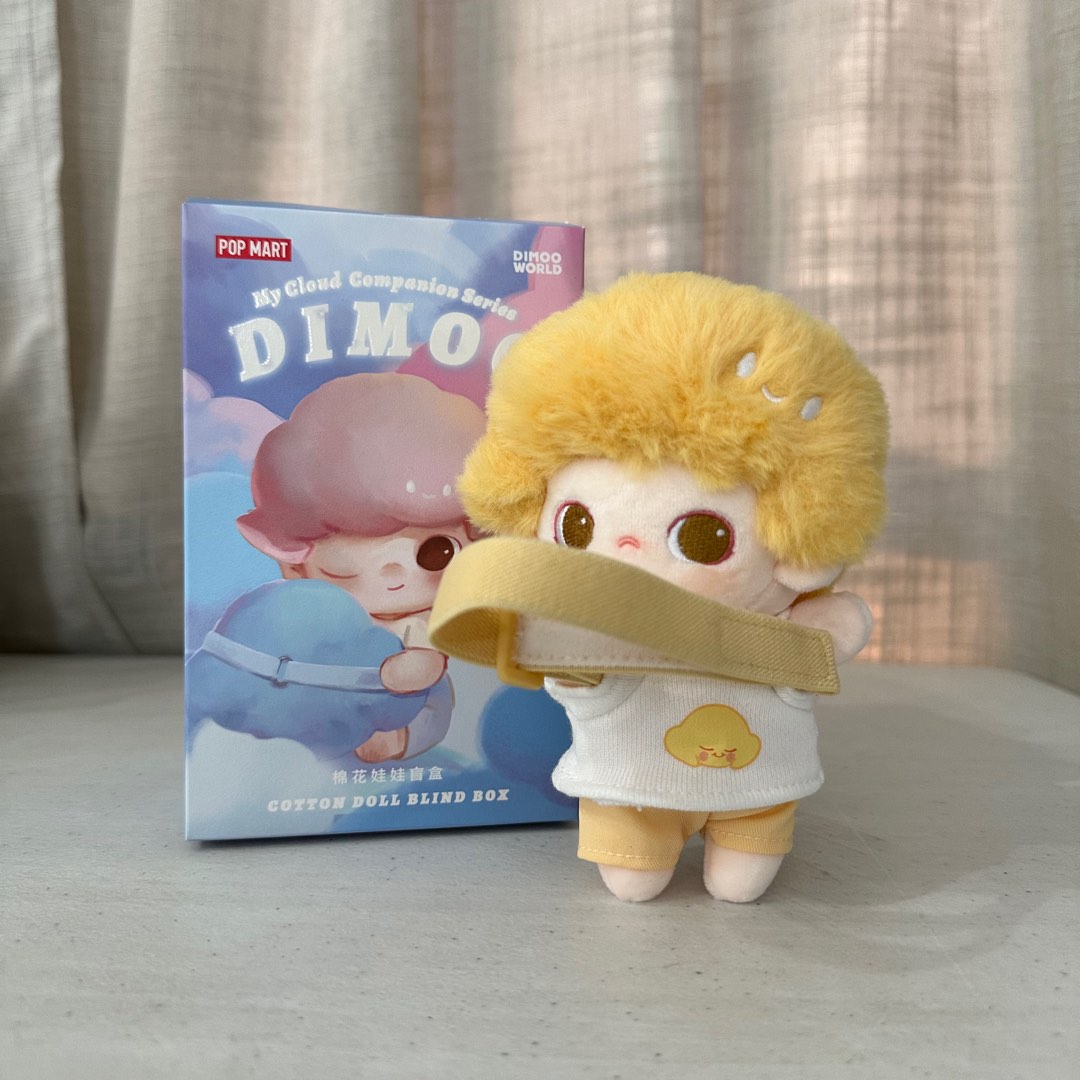 pop mart - dimoo 'my cloud companion series' (yellow), Hobbies & Toys ...