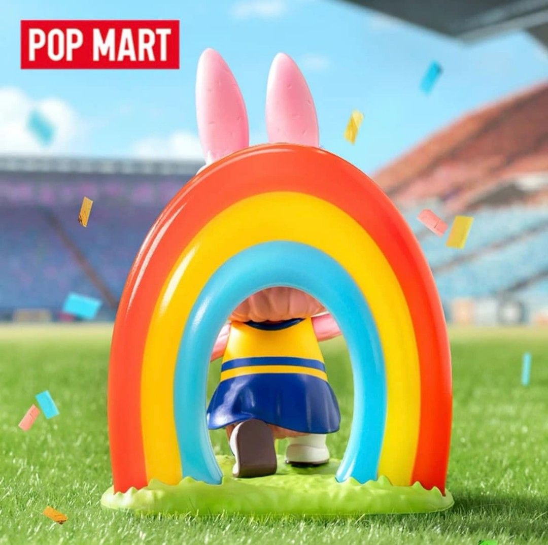 Pop Mart Labubu Rainbow Cheerleader Figure, Hobbies & Toys, Toys ...