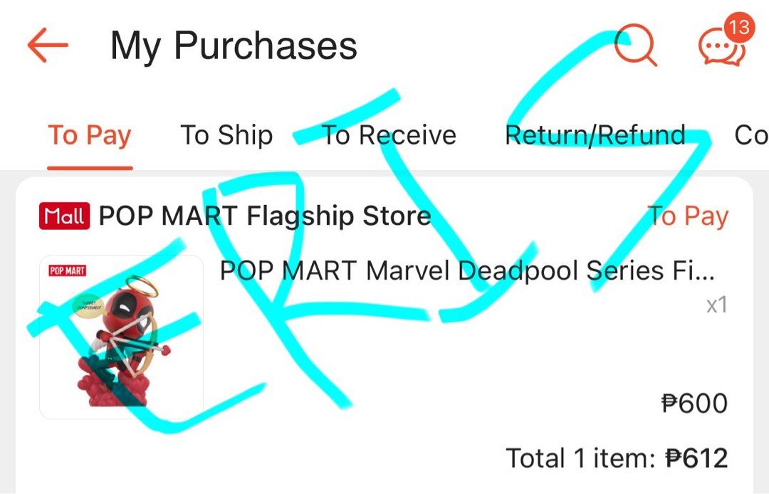 POP MART Marvel Deadpool Series Figures Blind Box Action Toys Figure ...