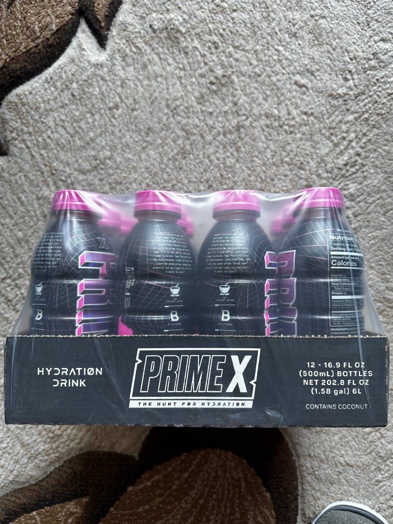 Prime X Hydration Drink - Pink, Food & Drinks, Beverages on Carousell