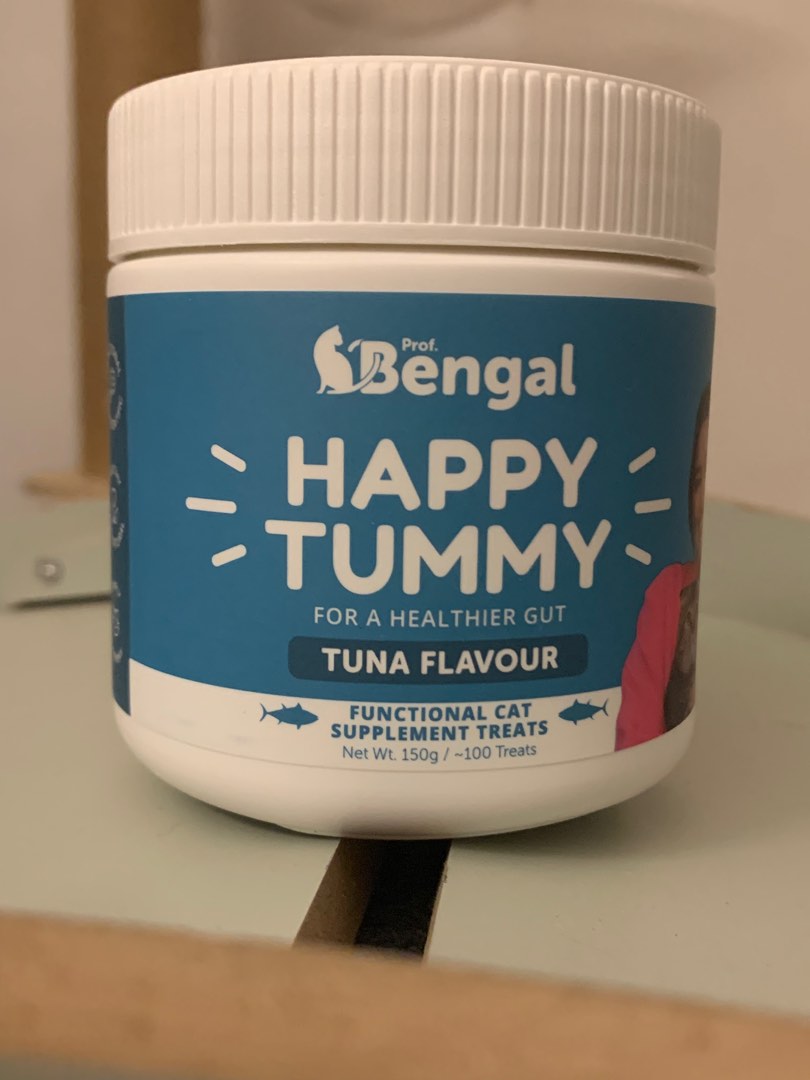 Prof Bengal Happy Tummy - Premium All-Natural Cat Treats & Snacks with ...
