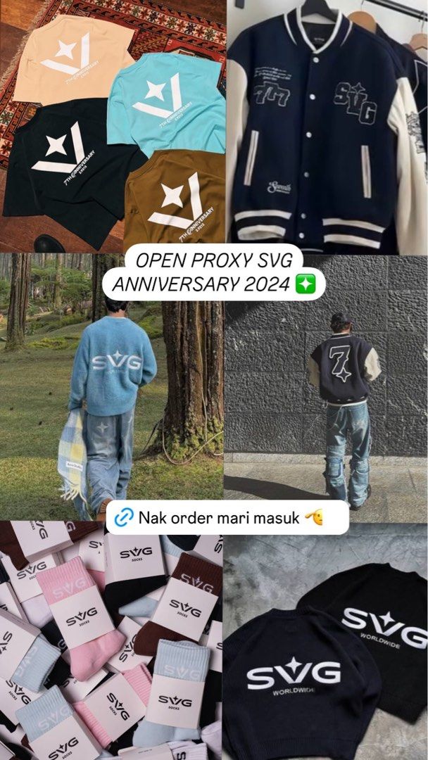 PROXY SVG ANNIVERSARY 2024, Men's Fashion, Tops & Sets, Tshirts & Polo ...