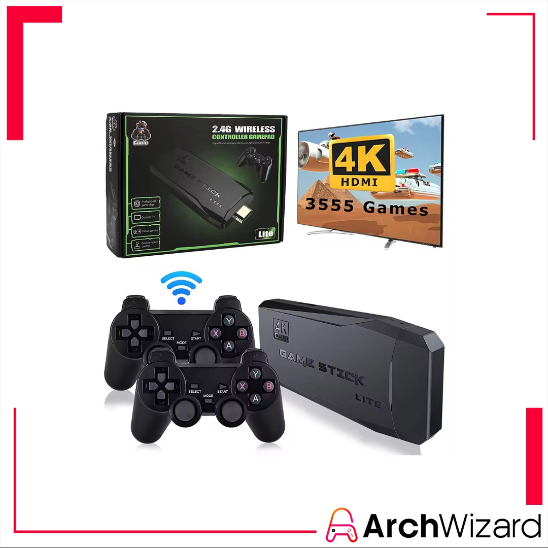 Retro Video Game Console 4K Games Installed - 🍭 Retro Game - ArchWizard ...