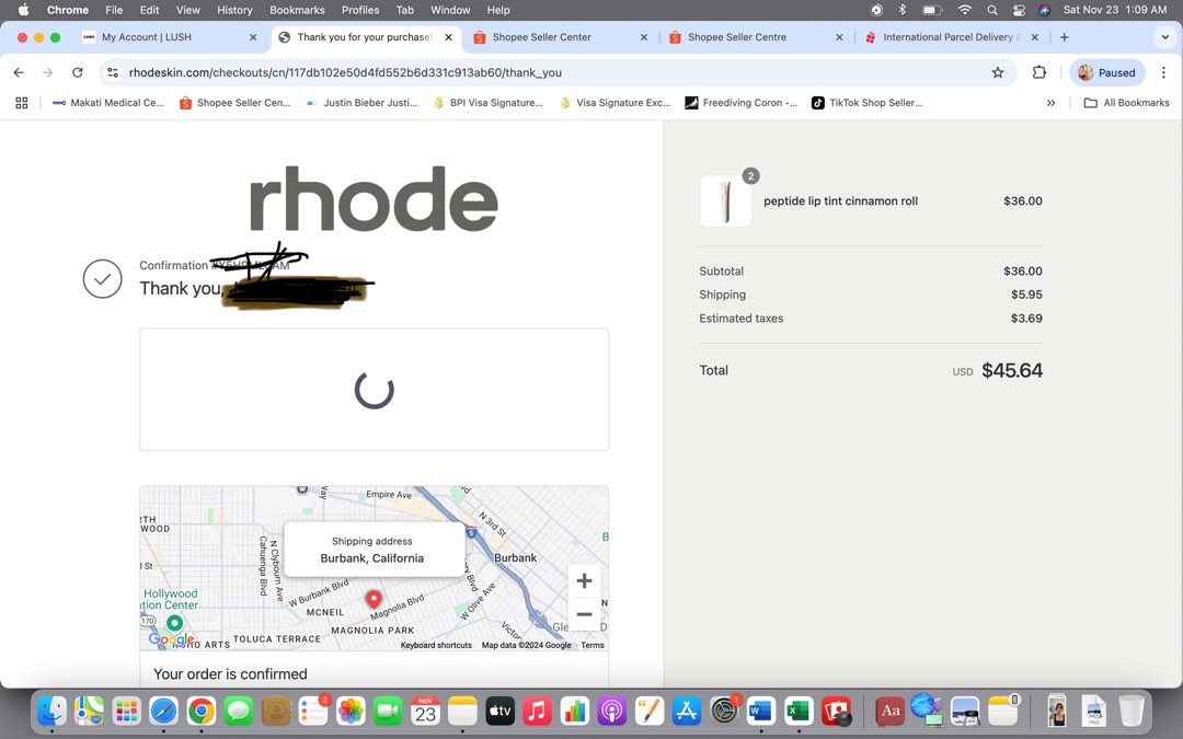 Rhode Lip Tint Cinnamon Roll, Beauty & Personal Care, Face, Makeup on ...