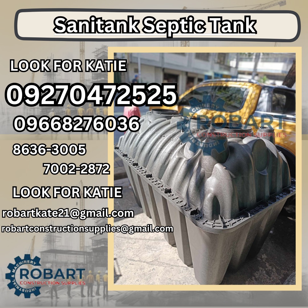 Sanitank Septic Tank, Commercial & Industrial, Construction Tools ...