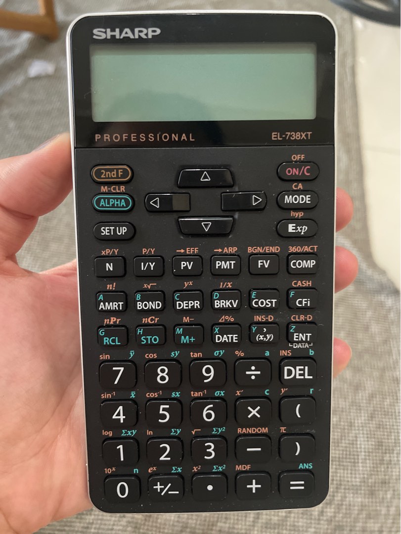 SHARP Scientific Calculator - Financial Model | EL-738XT, Mobile Phones ...