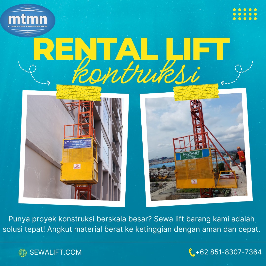 Sewa Lift Barang Alat Angkut Material Donggala Sulawesi Tengah | WA ...