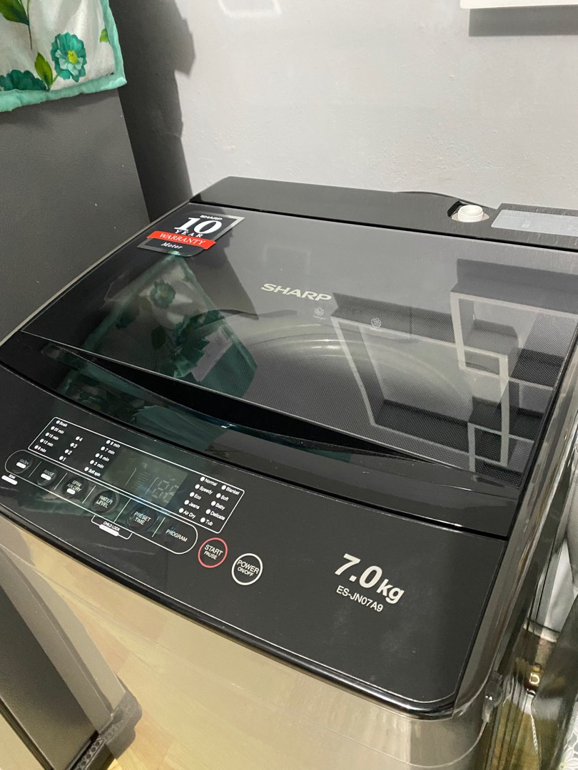Sharp automatic washing machine 7kg, TV & Home Appliances, Washing ...