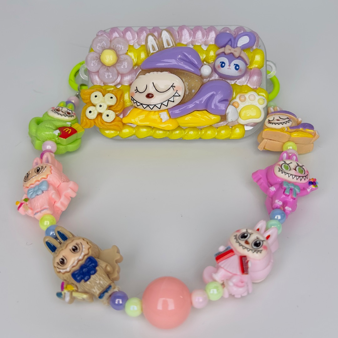 Sleeping Labubu Pop Mart Phone Charms, Hobbies & Toys, Stationary ...