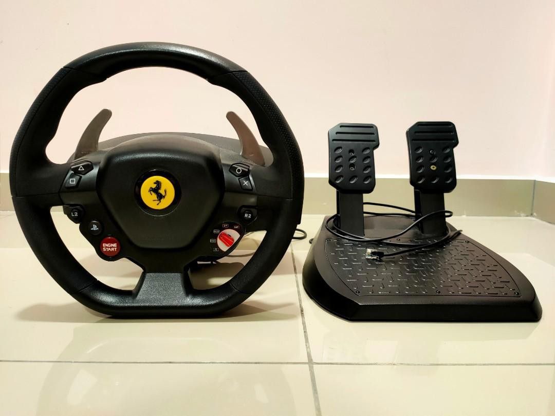 Sony Thrustmaster T80 Ferrari Steering Wheel (Original PlayStation ...