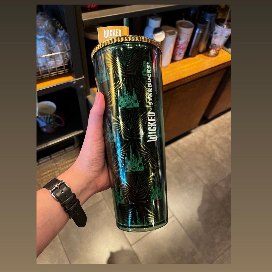Starbucks x Wicked Elphaba Collection Cold Cup / Stainless, Furniture ...