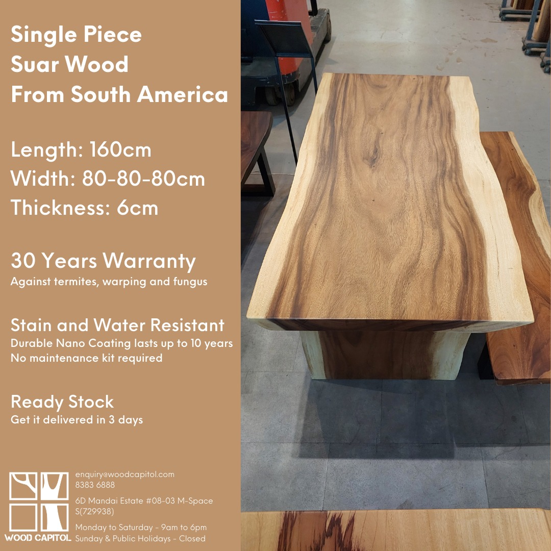 Wood Capitol Suar Wood | South American Walnut | Live Edge Solid Wood ...
