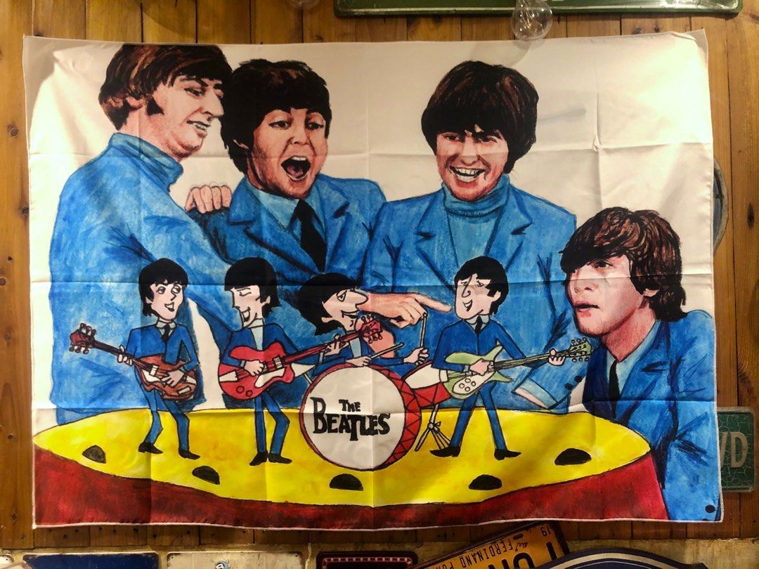 The Beatles Banner #3, Hobbies & Toys, Memorabilia & Collectibles ...