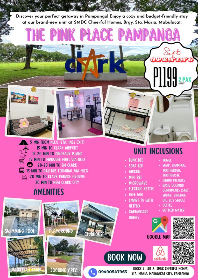 The Pink Place Pampanga, Property, Rentals, Townhouse on Carousell