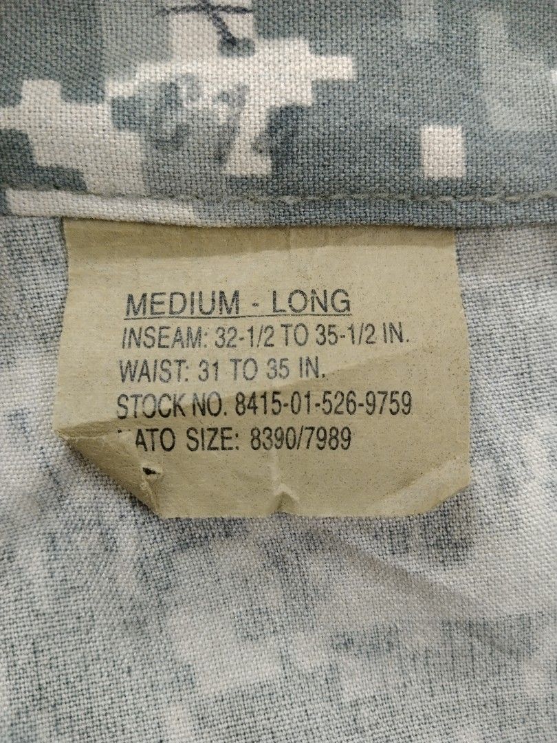 US Army A2CU, Aircrew, Combat Trouser, Women's Fashion, Bottoms, Other ...