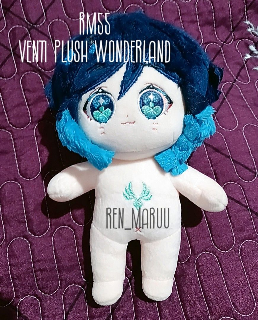 Venti Genshin Impact Plush Wonderland Plush 20cm Doll (Original Price ...