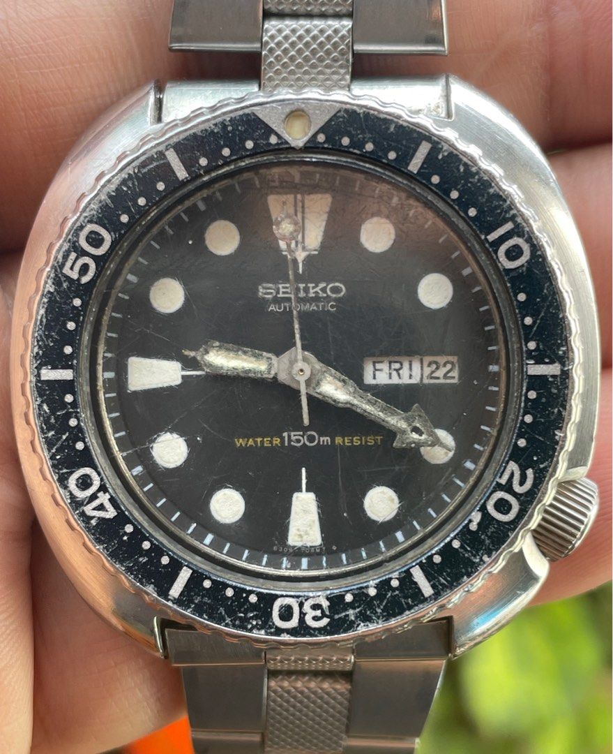 Very Rare Vintage SEIKO 1984 6309-7040 "short text" Turtle" Scuba Diver's Watch, Men's Fashion ...