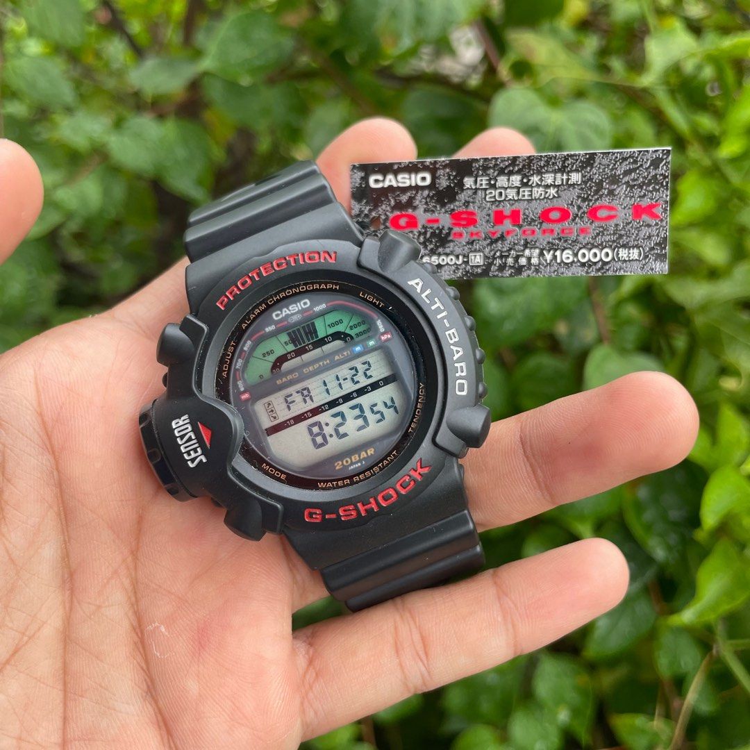 Vintage Casio G-Shock Skyforce Alti-Baro t, Men's Fashion, Watches ...