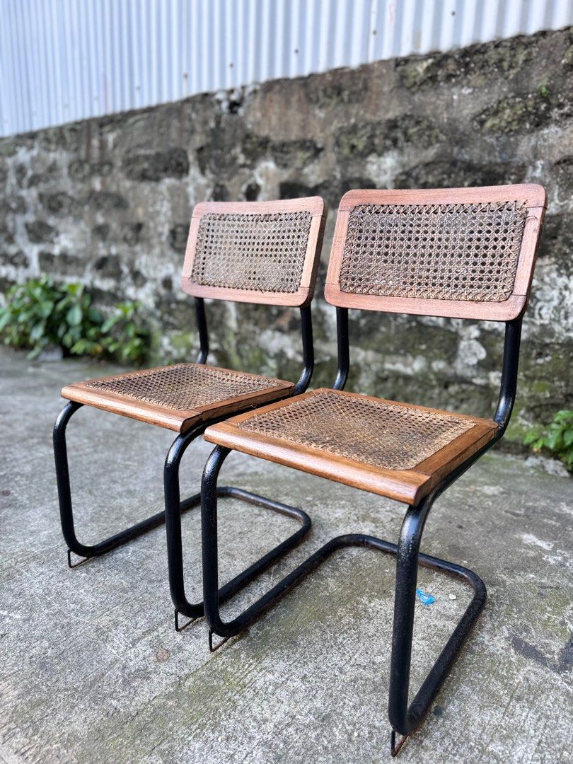 Vintage Pair of Cantilever Chairs with Solihiya, Hobbies & Toys ...