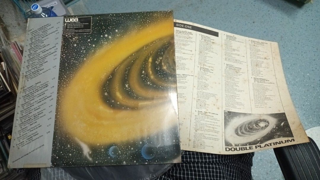 WEA Double Platinum LP Anthony Quinn & Charlie Christopher Cross Judy ...