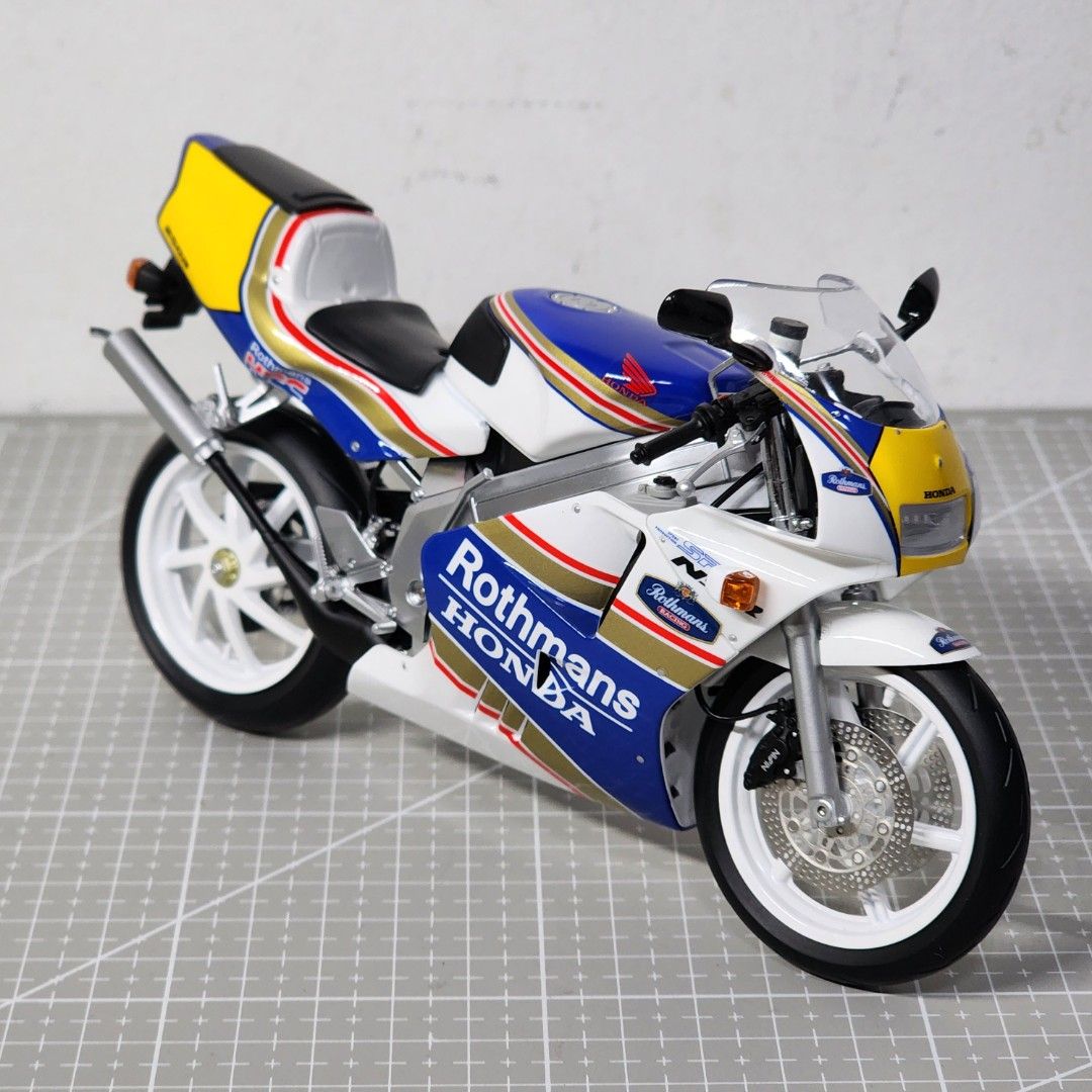 *Rare* 1/12 LCD Honda NSR250R SP PGM3 Rothmans motorcycle diecast model ...