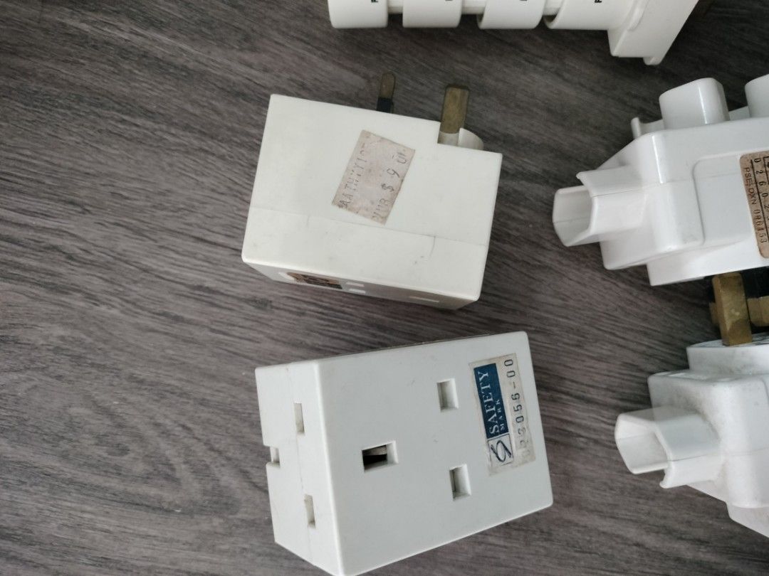 3 Pin Multi Way Adaptors Plug - selling as a set, TV & Home Appliances ...