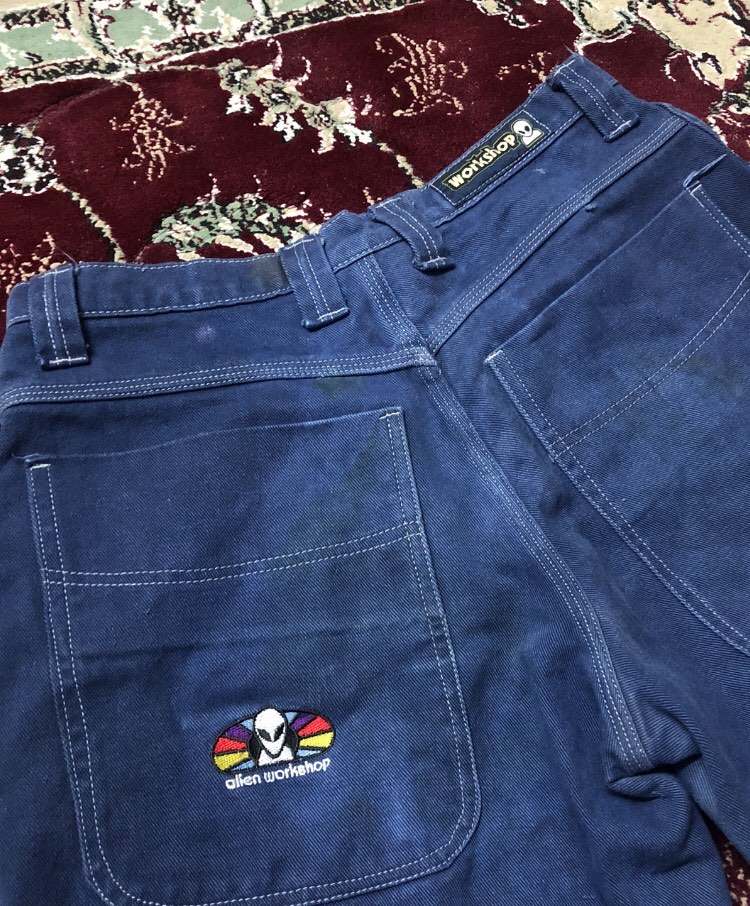 ALIEN WORKSHOP JEANS RARE LIKE JNCO SOUTHPOLE ROCAWEAR ECKO MECCA PIKO ...