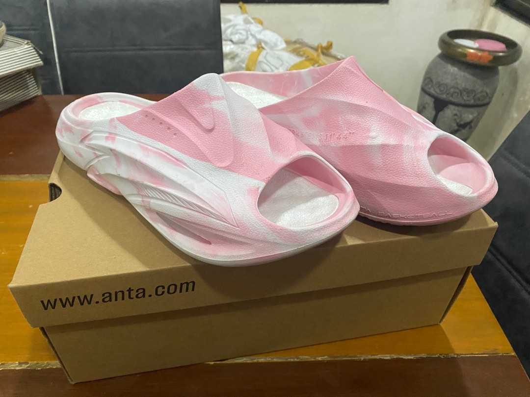 anta basketball slides, Women's Fashion, Footwear, Slippers and slides ...