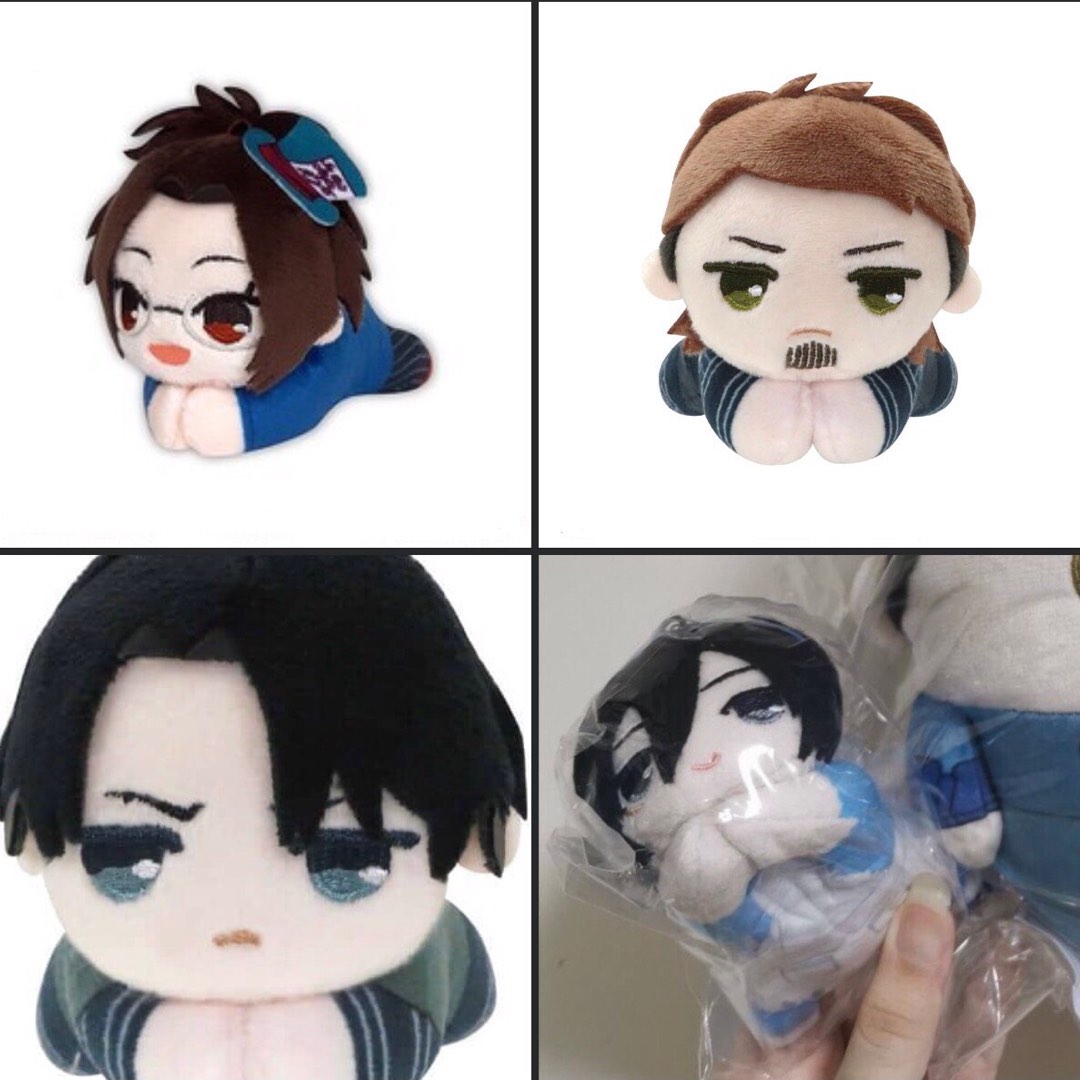 Aot Attack on Titan Plush Hugchara Levi, Hange, Mikasa, and Jean ...