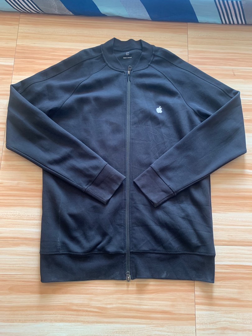 APPLE STORE EMPLOYEE FULL ZIP EMBROIDERED LOGO JACKET, Men's Fashion ...