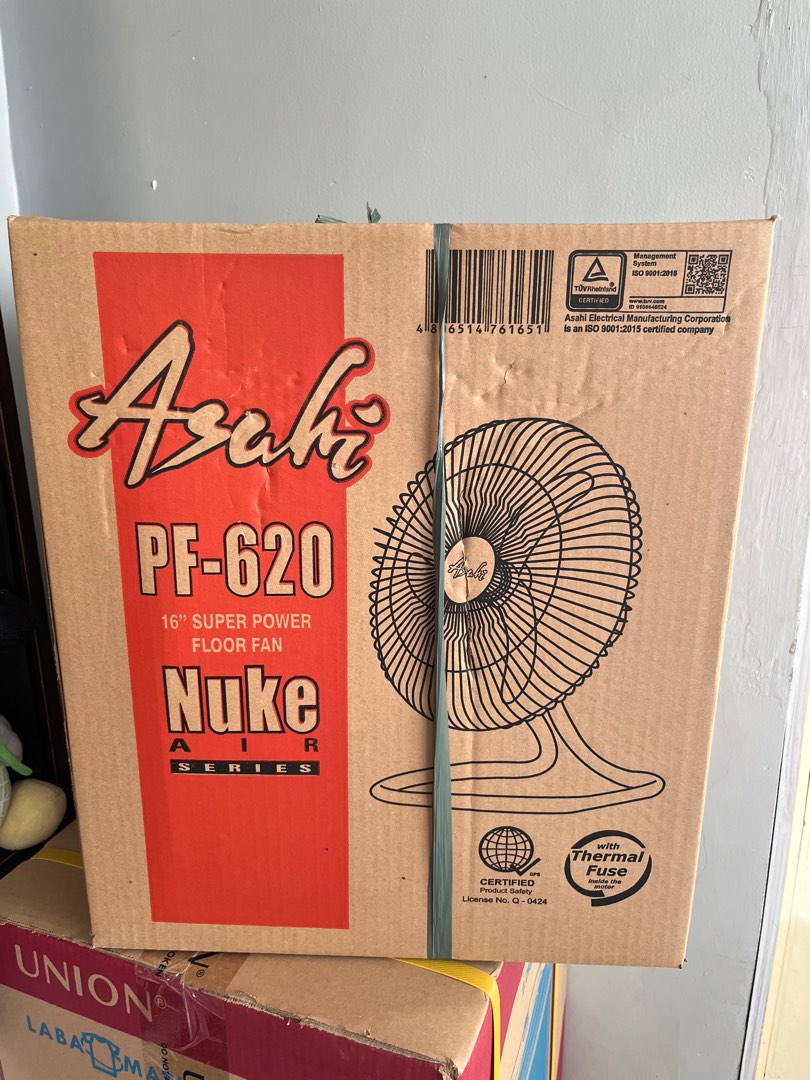 Asahi floor electric fan, Furniture & Home Living, Lighting & Fans ...