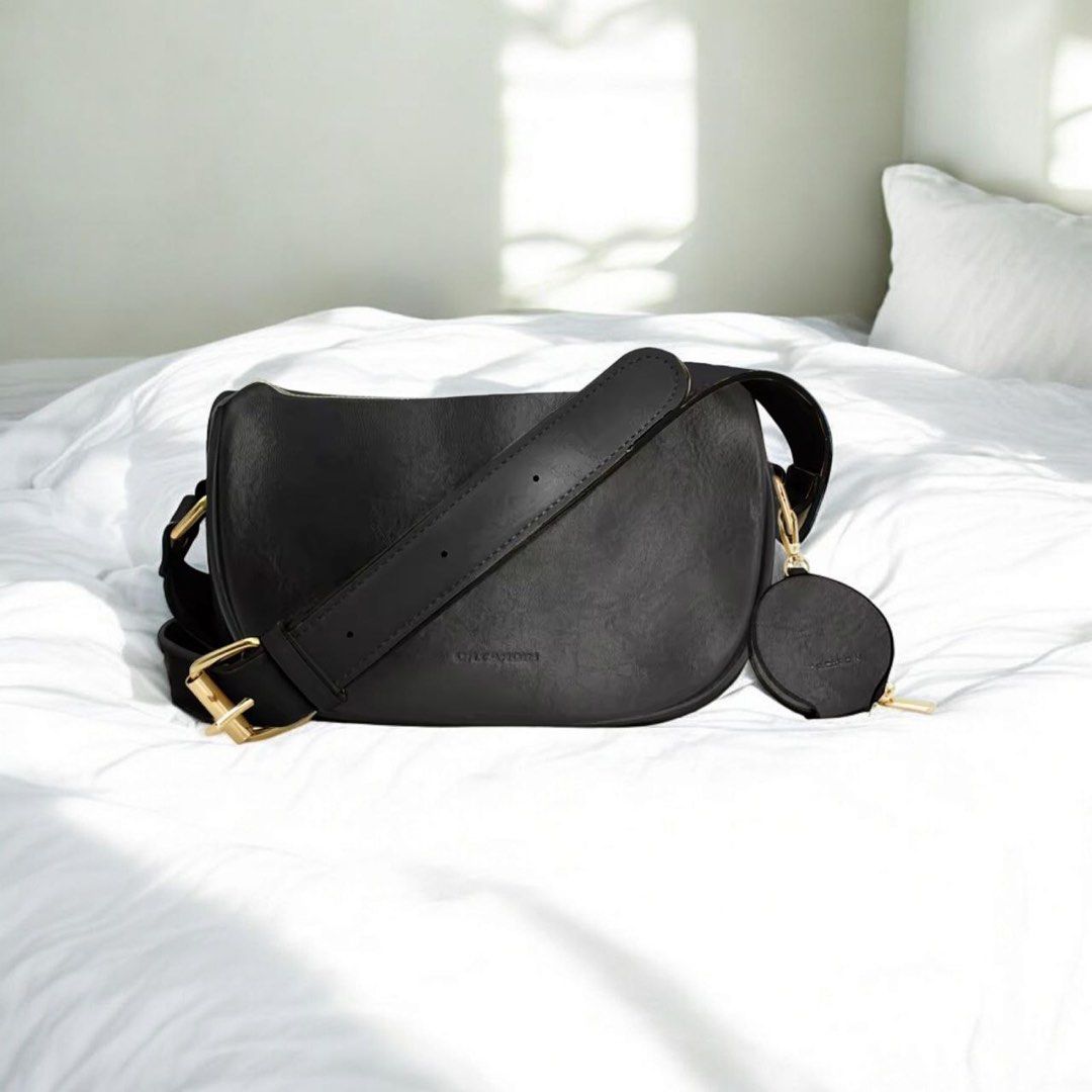 AUTHENTHIC Dr Cardin Ladies Lovelle PU Leather Sling Bag, Women's Fashion, Bags & Wallets, Cross ...