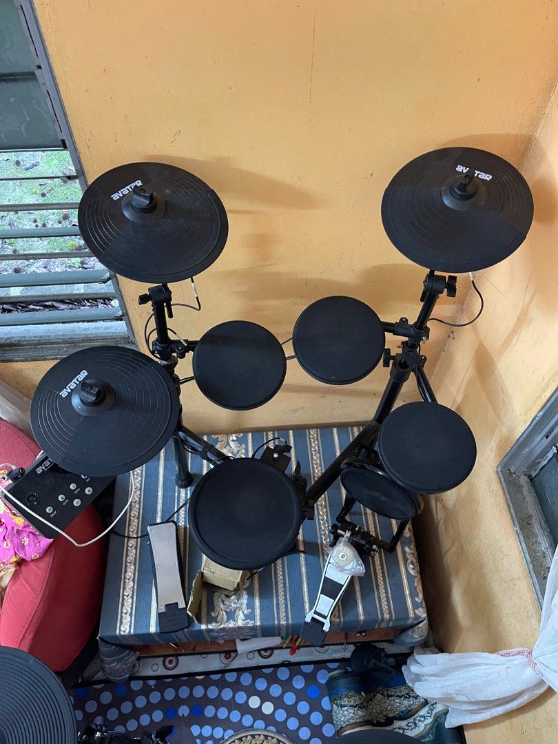 AVATAR ELECTRONIC DRUM SET, Hobbies & Toys, Music & Media, Musical ...