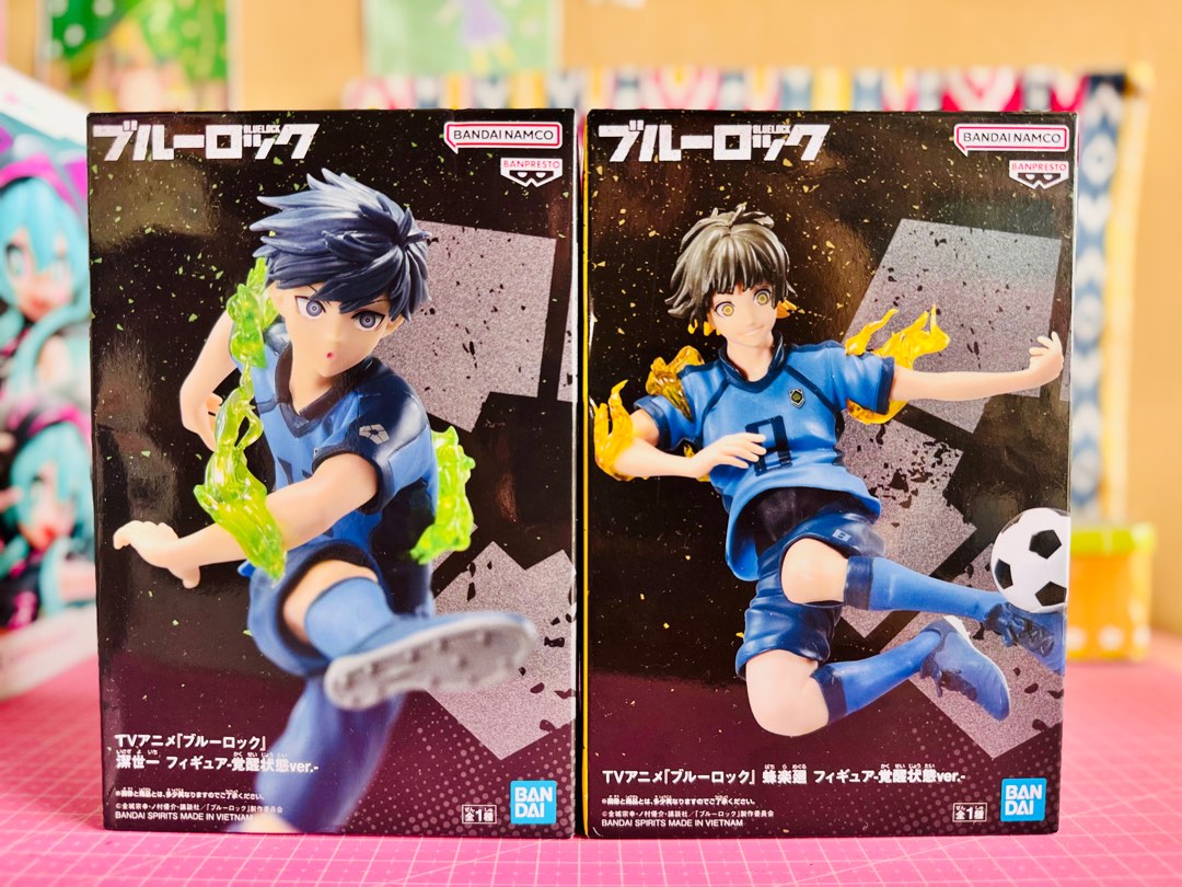 BANPRESTO Blue Lock Isagi Yoichi Bachira Meguru Figure Awakening ...