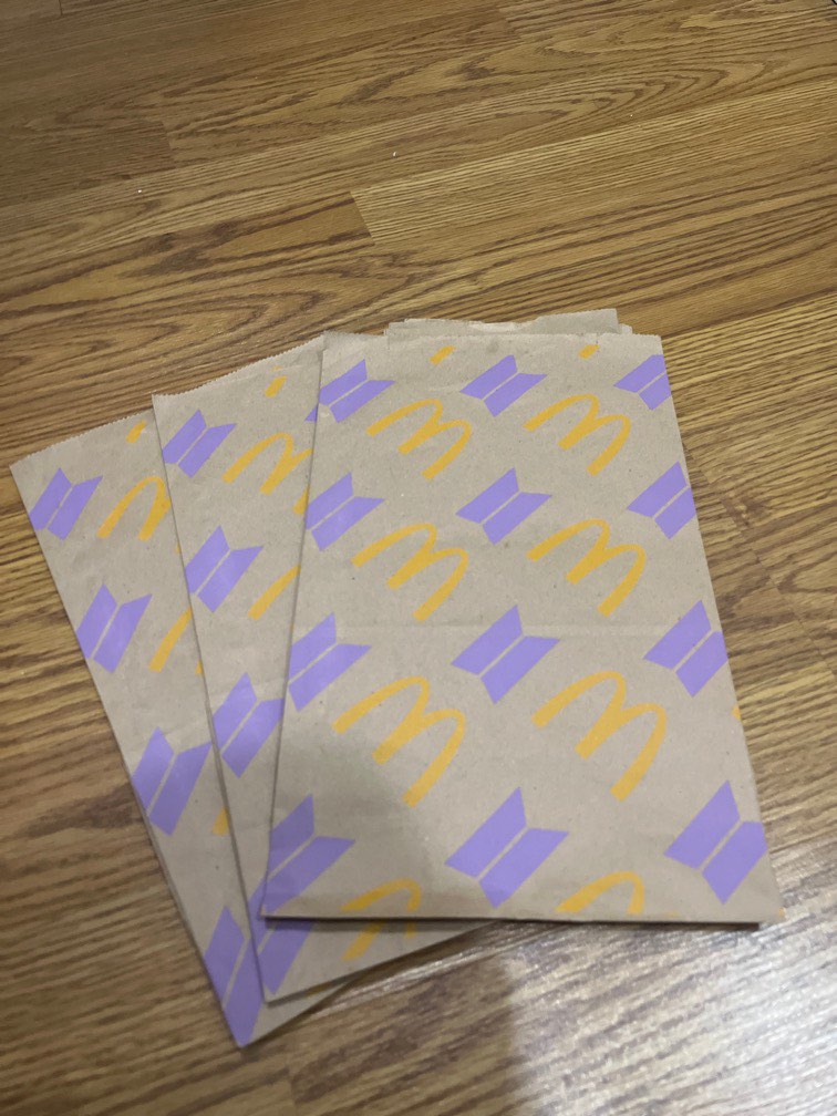 BTS x MCD FULL SET PACKAGING, Food & Drinks, Packaged & Instant Food on ...
