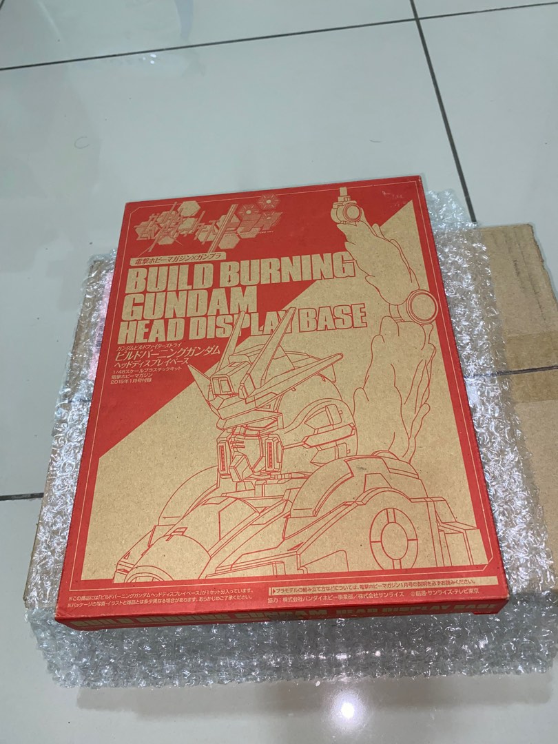 Build burning Gundam Head Display Base, Announcements on Carousell