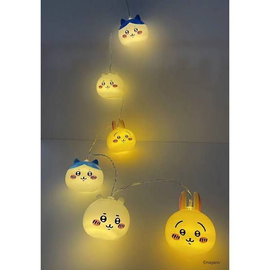 Chiikawa燈 聖誕裝飾 chiikawa小夜燈 氛圍感 chiikawa 6連燈, 興趣及遊戲, 玩具 & 遊戲類 - Carousell