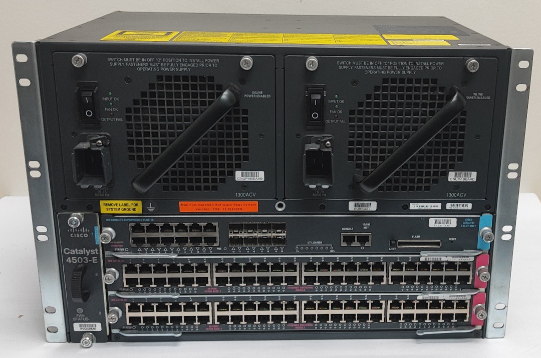 Cisco Catalyst 4503 Network Switch, Computers & Tech, Office & Business ...