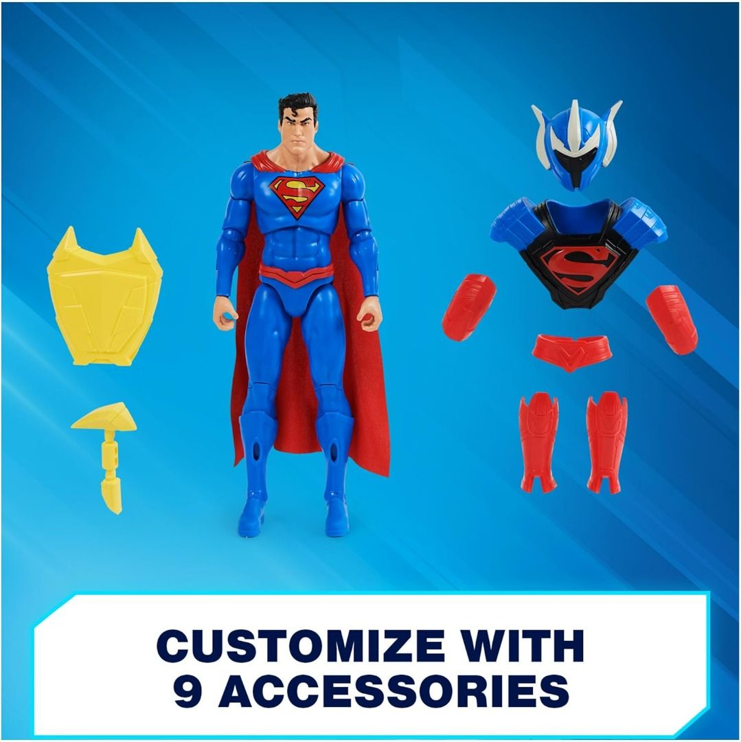 DC Comics, Superman Man of Steel Action Figure, DC Adventures, 12-inch ...