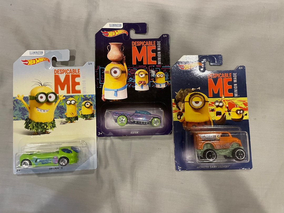 Despicable Me Hot Wheels (RM 20 Each), Hobbies & Toys, Toys & Games on ...