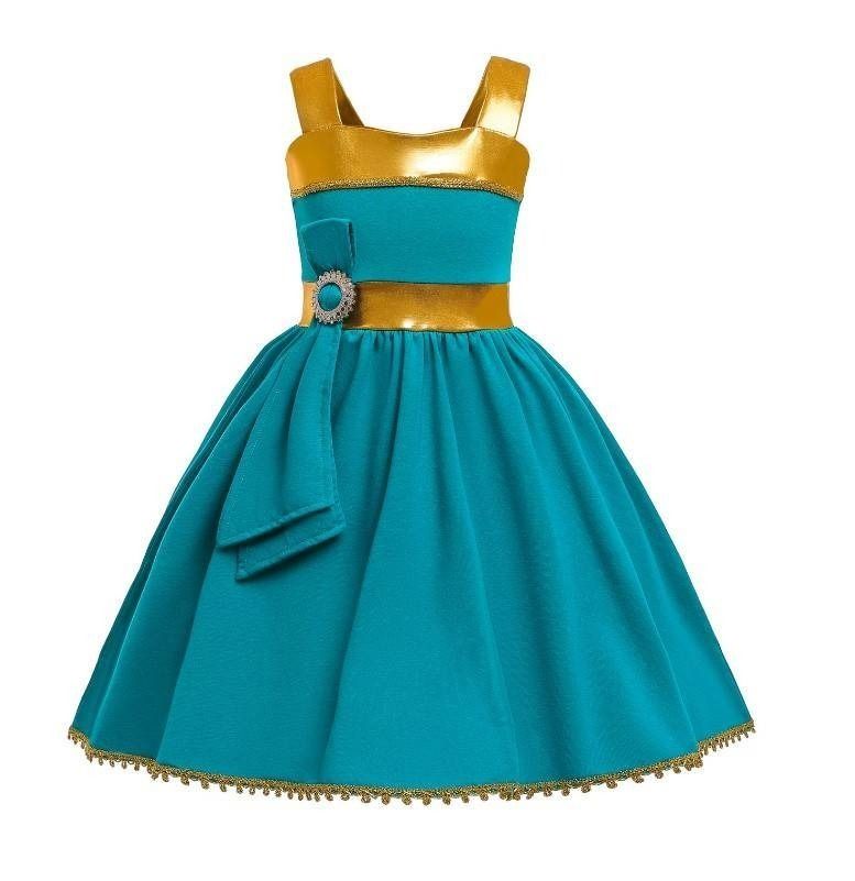 Disney Princess Merida (Brave) Most Elegance Costume Knit Cotton Dress ...
