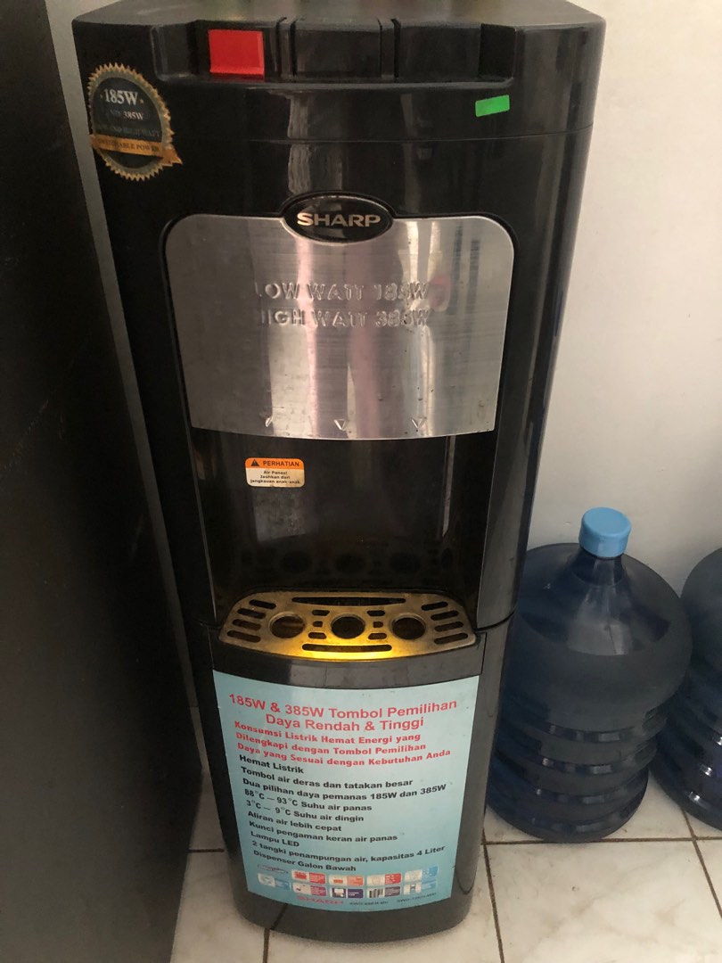 Dispenser Sharp Galon Bawah Stainles Steel Low Wat, Kitchen ...