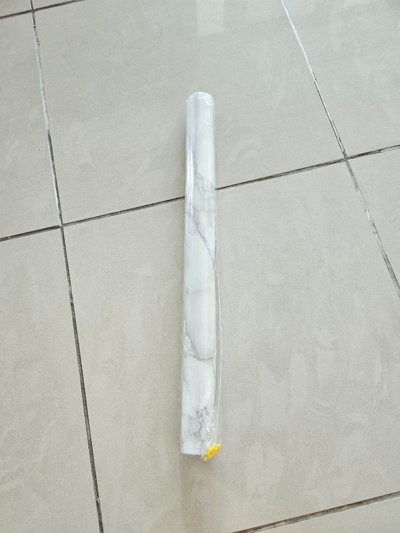 DIY self adhesive wallpaper, used less than 2m, Furniture & Home Living ...