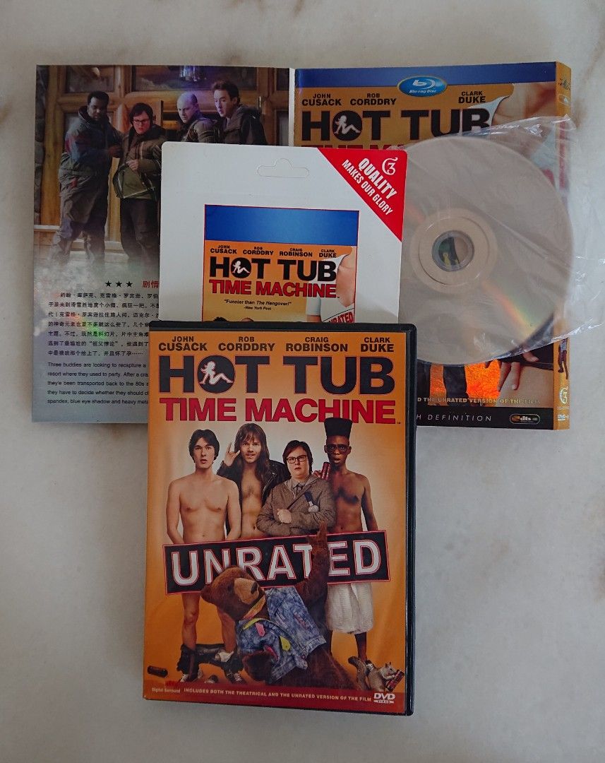 DVD Hot Tub Time Machine, Hobbies & Toys, Music & Media, CDs & DVDs on Carousell