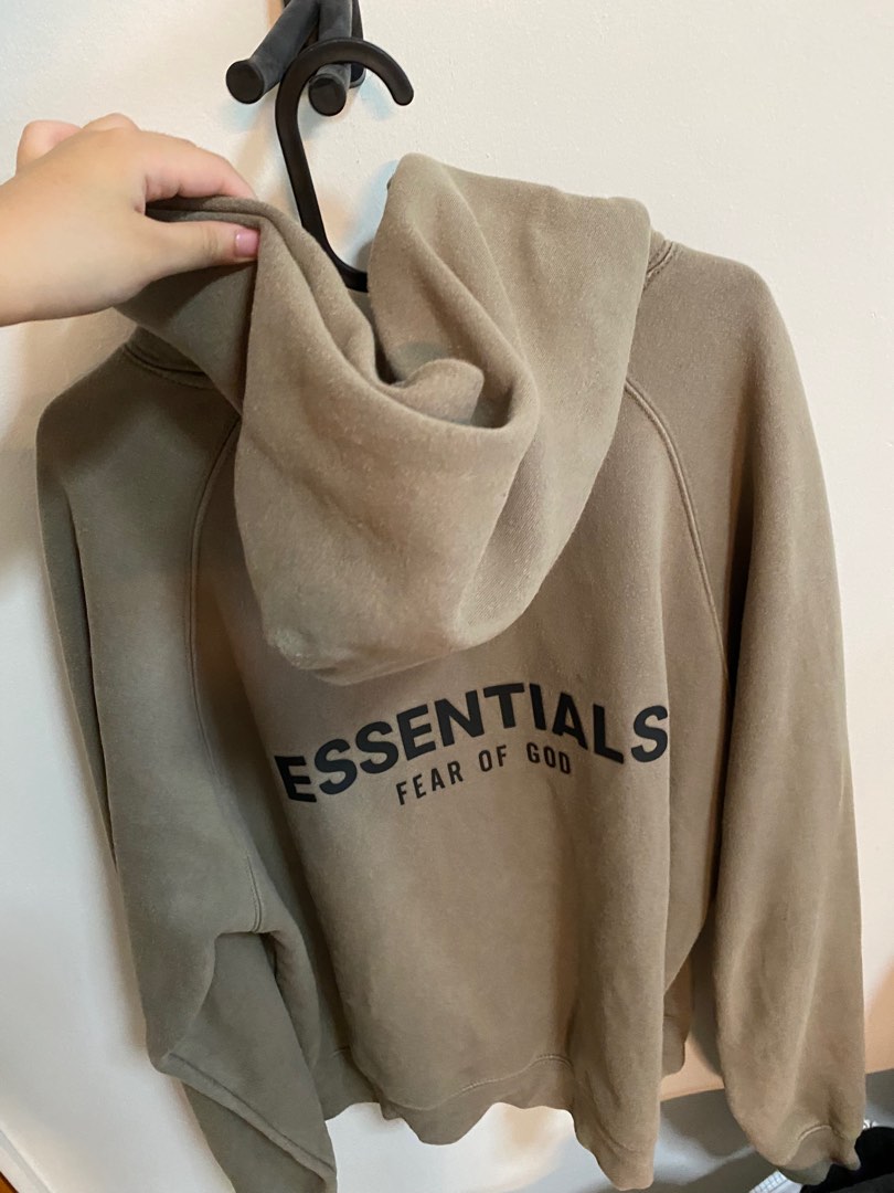 Fear of God Essentials Oversized Hoodie , Men's Fashion, Coats, Jackets ...