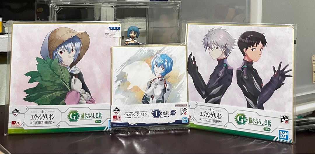 Evangelion Shikishi Art Board Official Anime merch, Hobbies & Toys ...