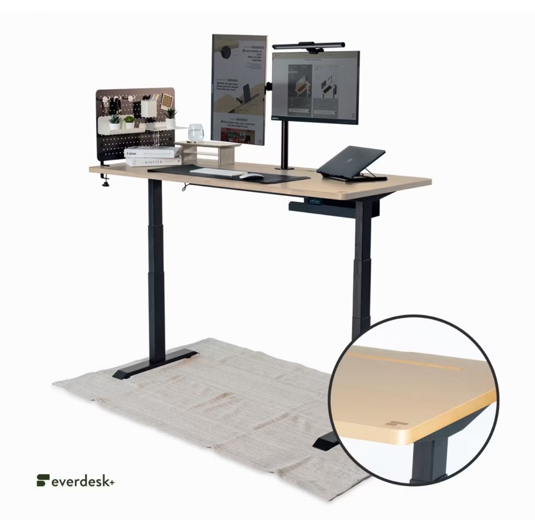 Everdesk Lite Computer Study Standing Table Desk, Furniture & Home ...