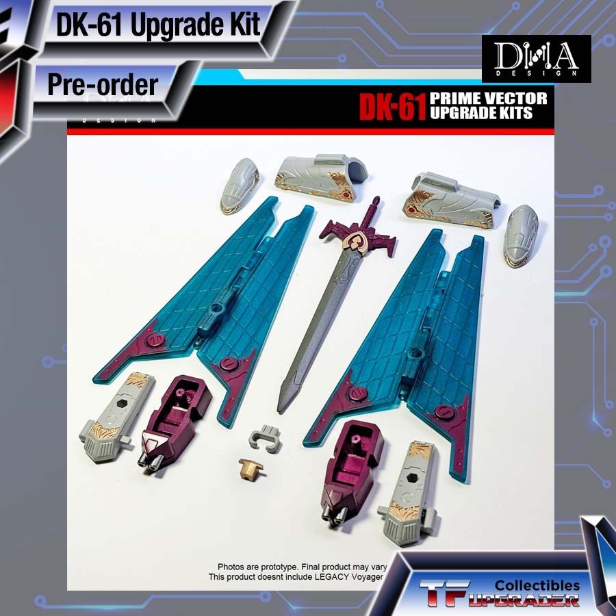 [Feb 2025] DNA Design DK-61 Upgrade Kit for Cybertron Universe Vector ...